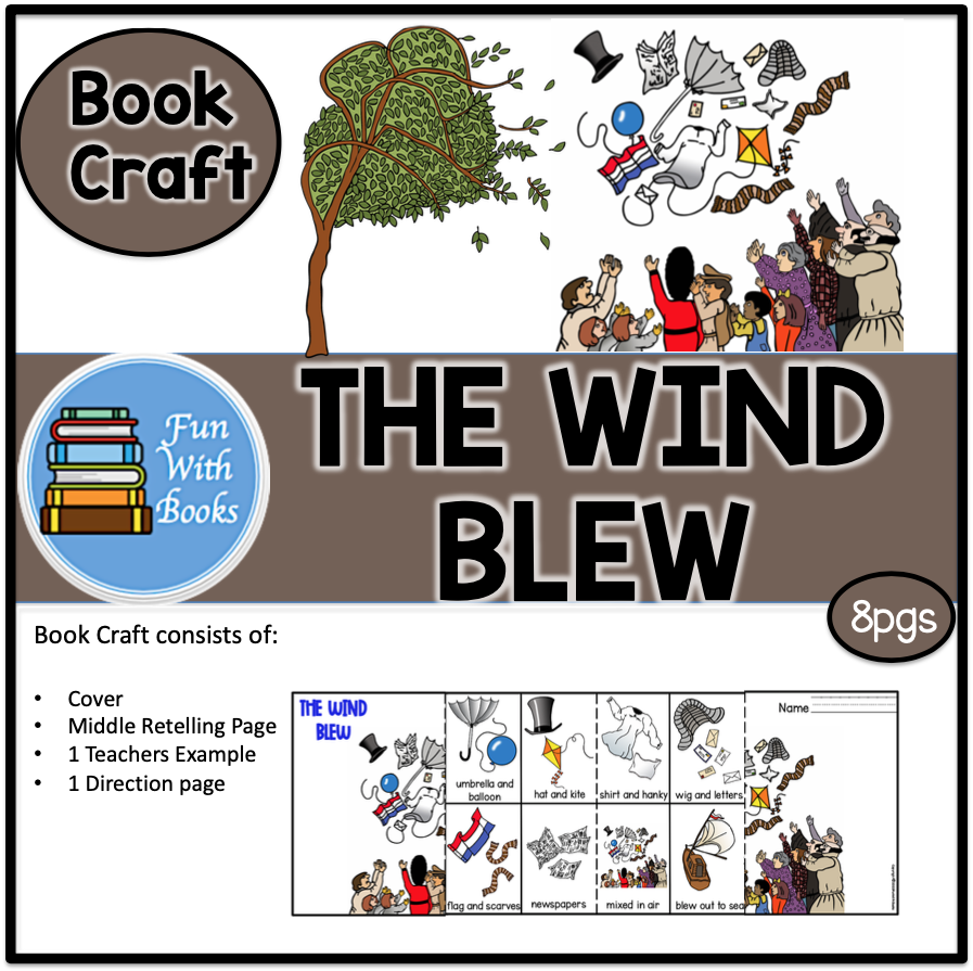 THE WIND BLEW BOOK CRAFT ~ Book Units by Lynn