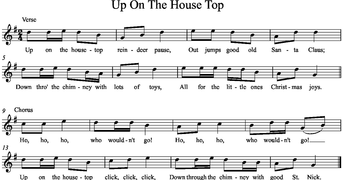 Up On The Housetop - Music a la Abbott - Amy Abbott - Kodály Inspired ...
