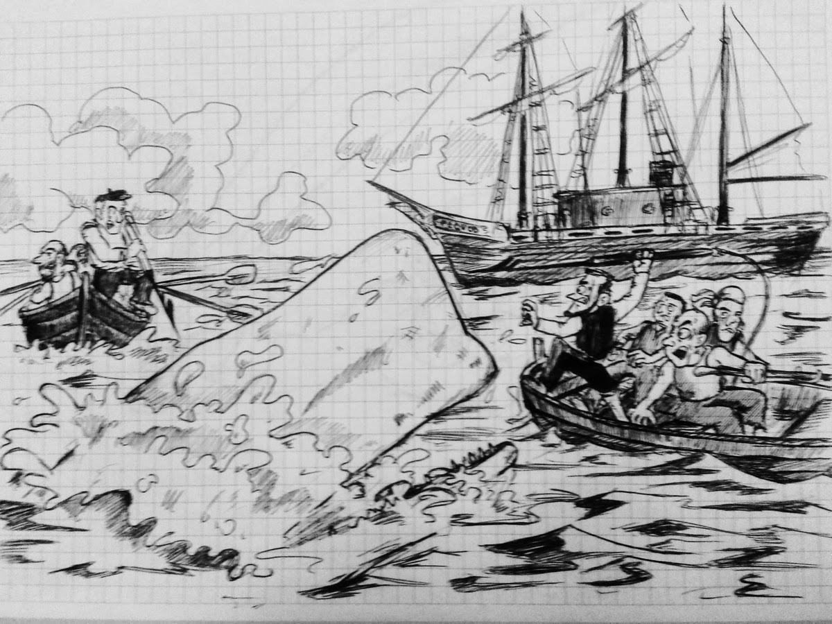 El rincón de Sabinela: "Dibujeeaando: Moby Dick"