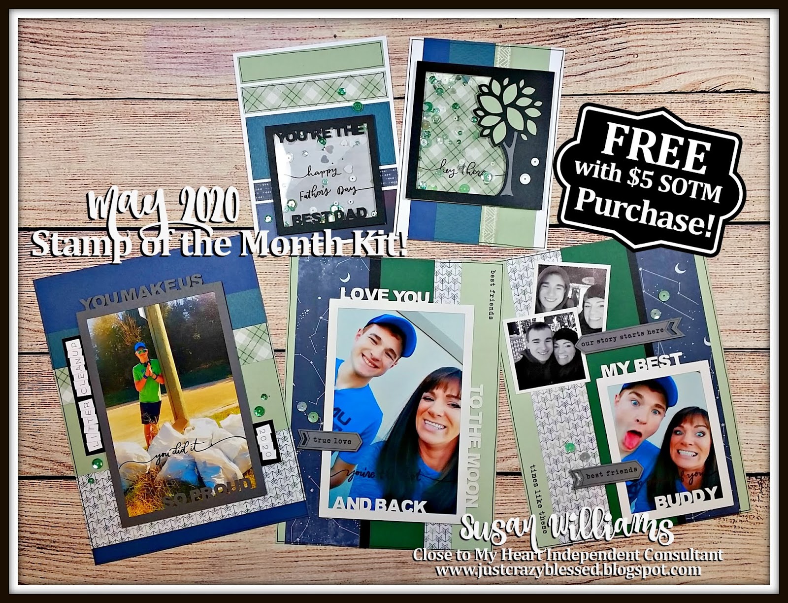 Just Crazy Blessed : FREE Pre-Cut Project Kits in May!