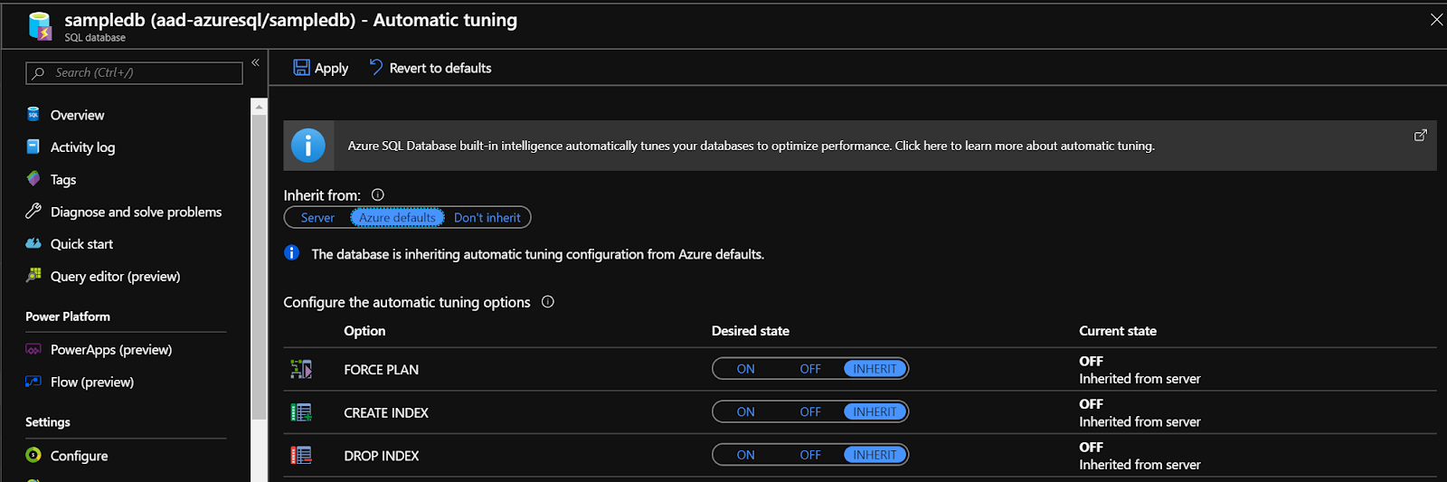 Anupama Natarajan: Data Platform Tips 18 - Automatic Tuning on Azure ...