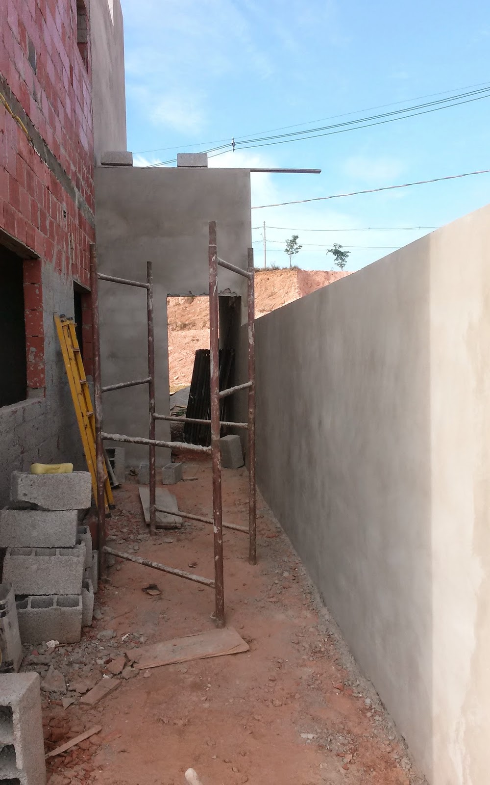 CONSTRUINDO CASAS: Reboco externo