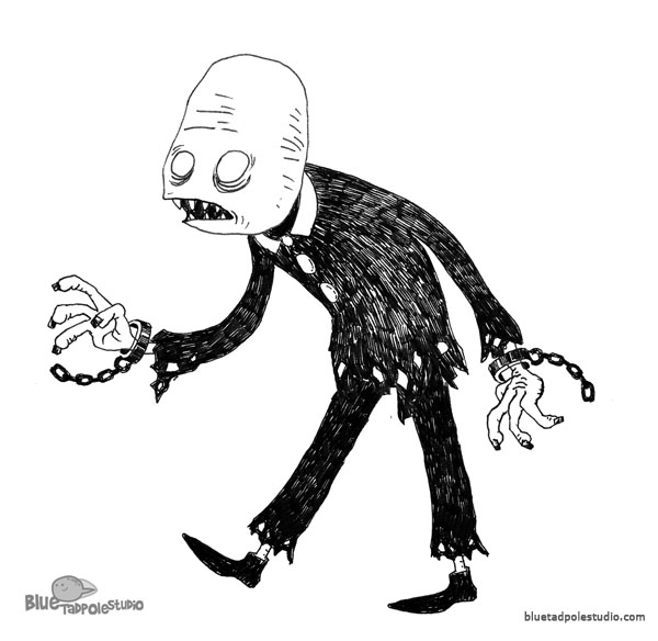 A-Side: 100 Characters - 15 - Ink Monster 01