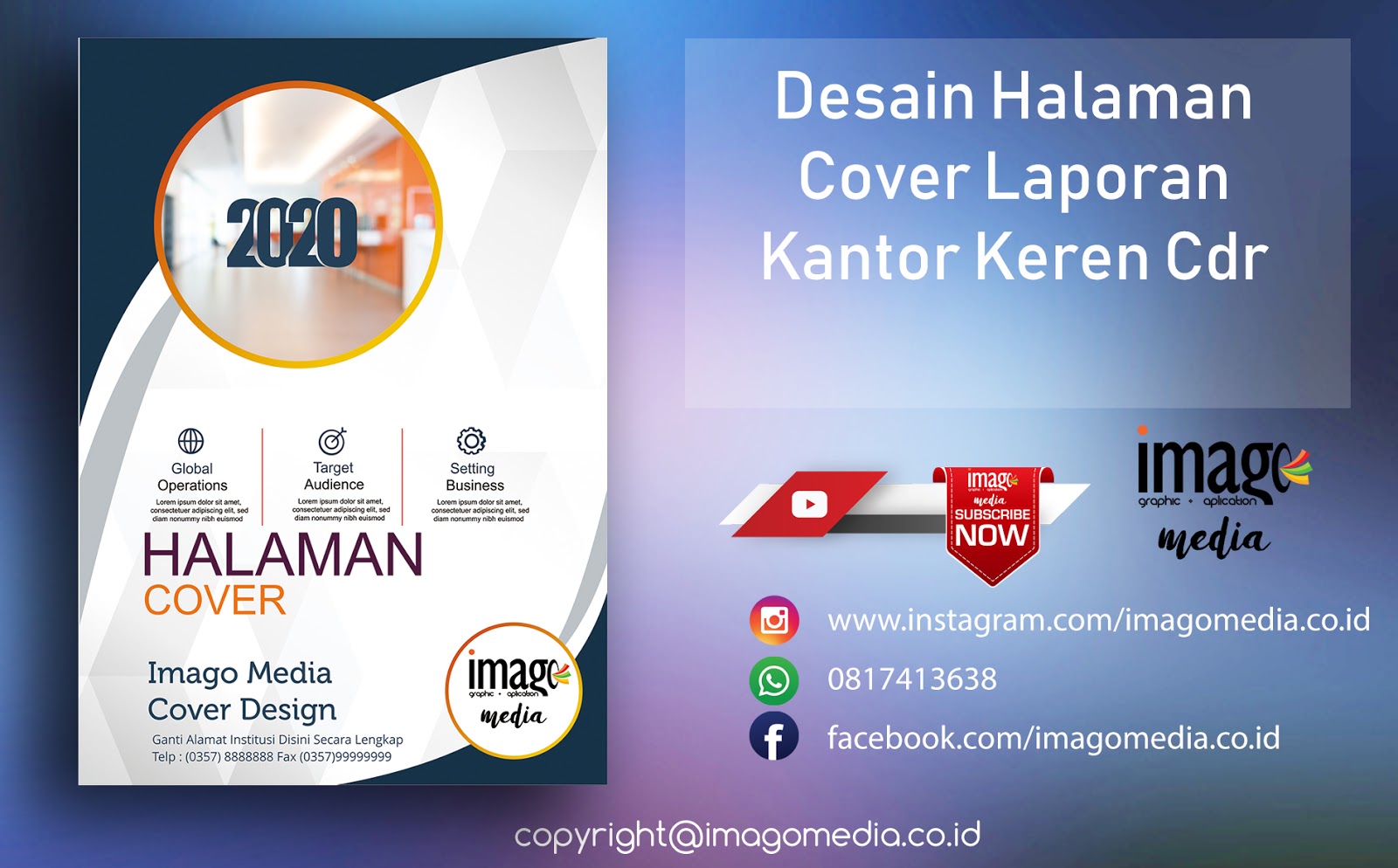Membuat Cover Laporan