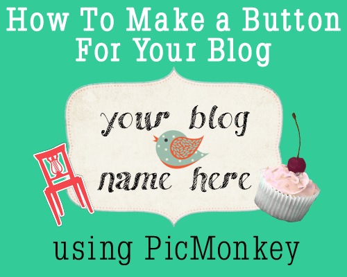 Blog Guidebook: How To Make A Pretty Button For Your Blog (with code)