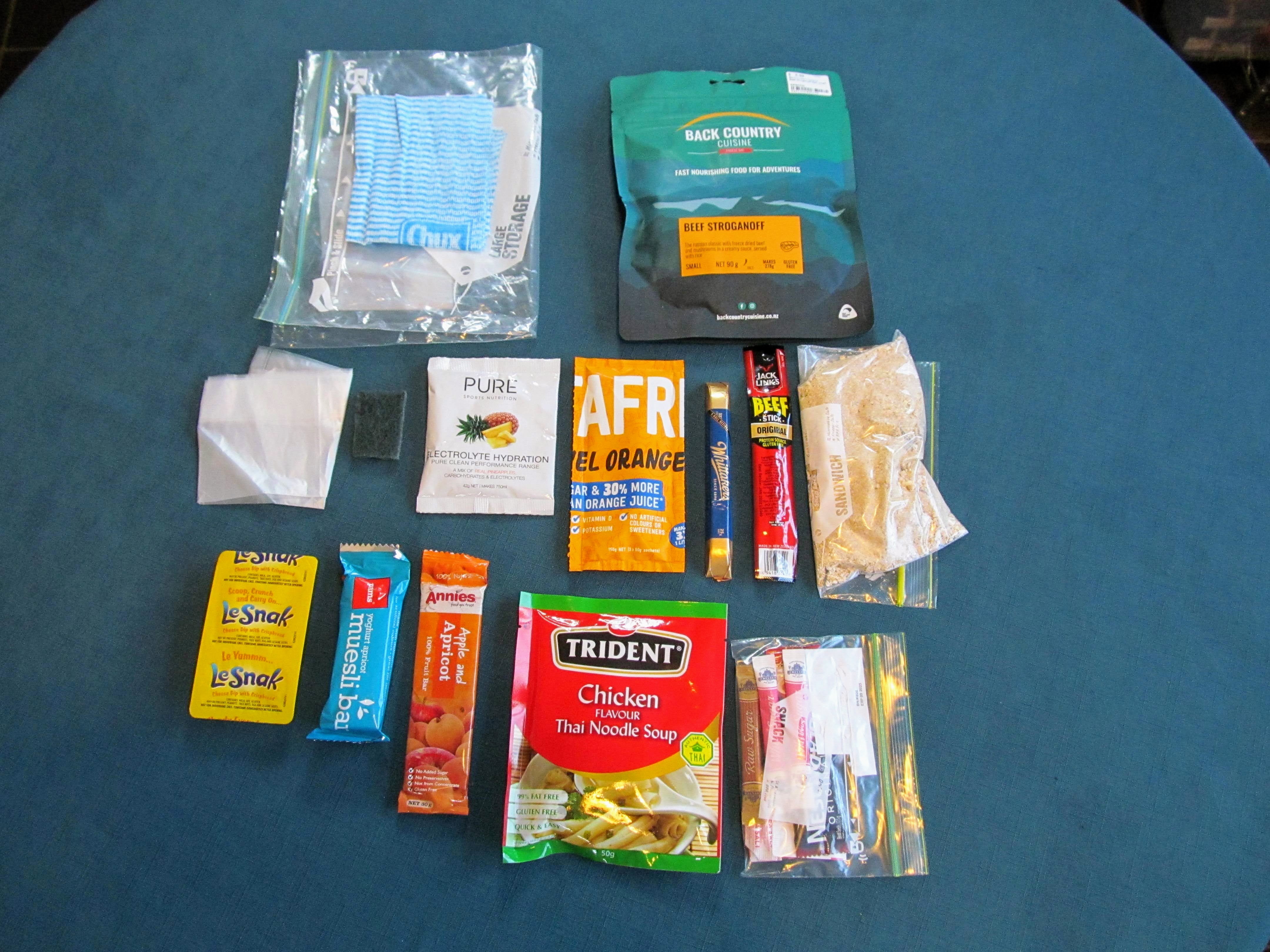 Tramping in the New Zealand backcountry: NZ Bush Adventures: Rations ...
