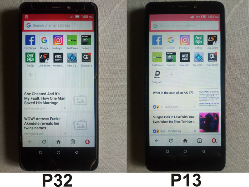 Itel P32 Vs Itel P13: The Differences And Similarities Between Them.
