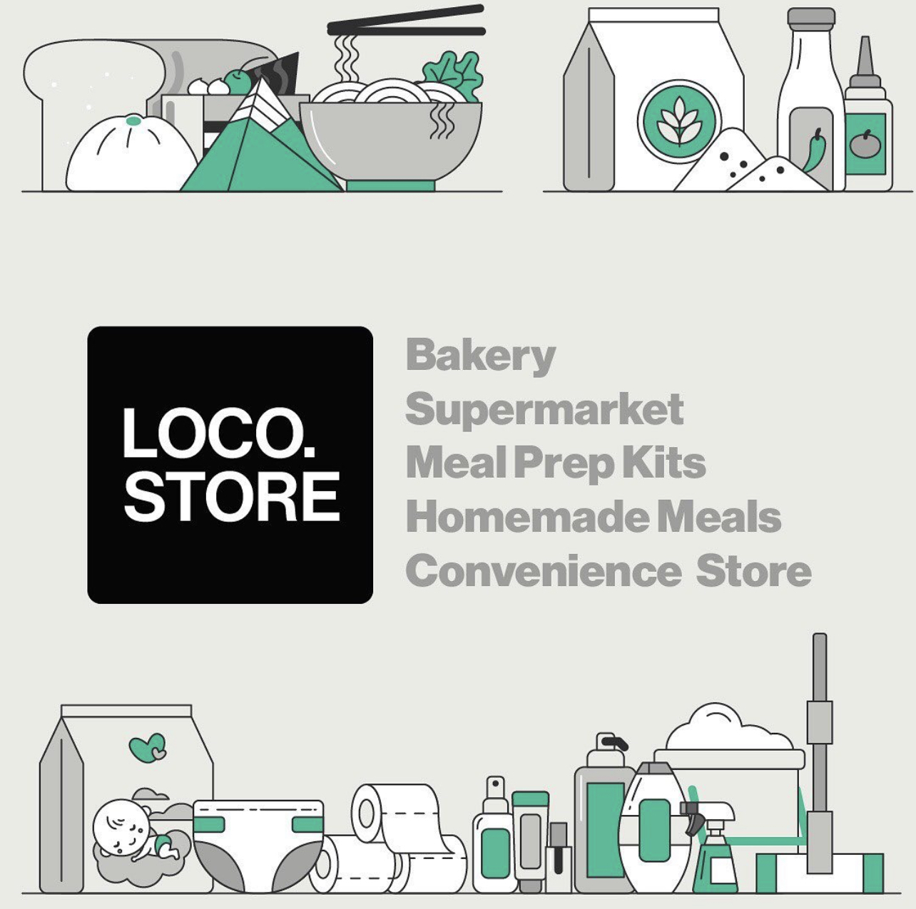 Beli barang runcit dan keperluan harian secara online di Loco Store