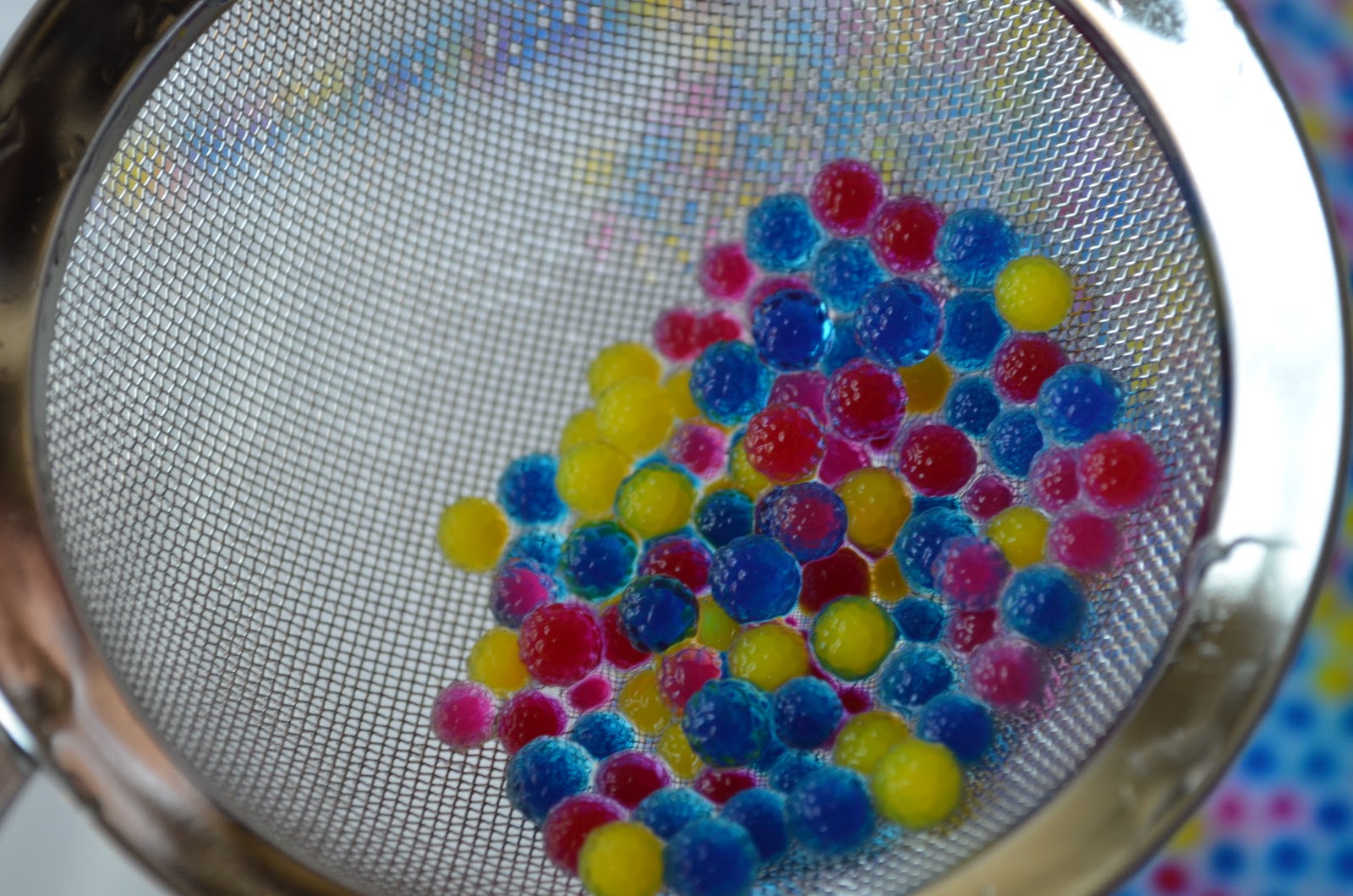 Tot Treasures: Exploring our senses with water beads