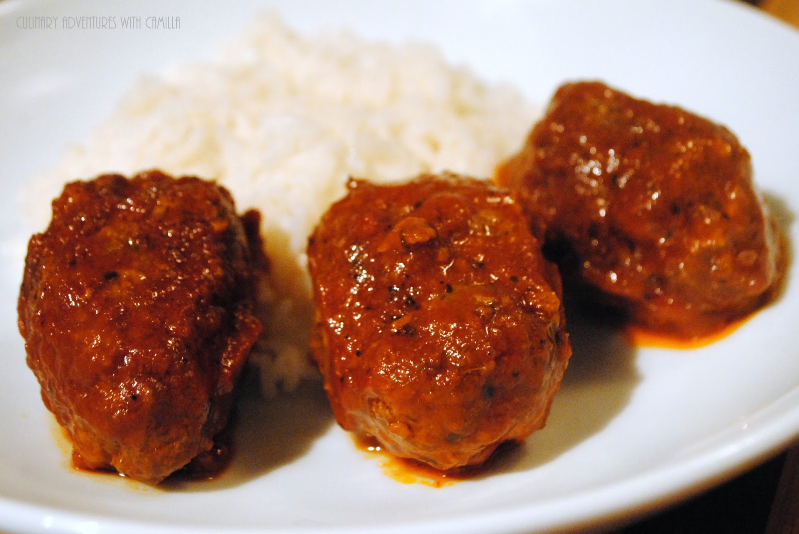 Pork Koftas Over Nutmeg Rice #crazyingredientchallenge