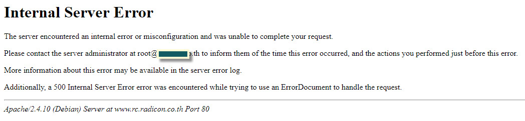Much life tech(ของดีที่อยากแชร์): การแก้ปัญหา Internal Server Error ...