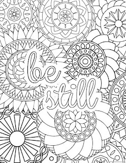de stress coloring pages