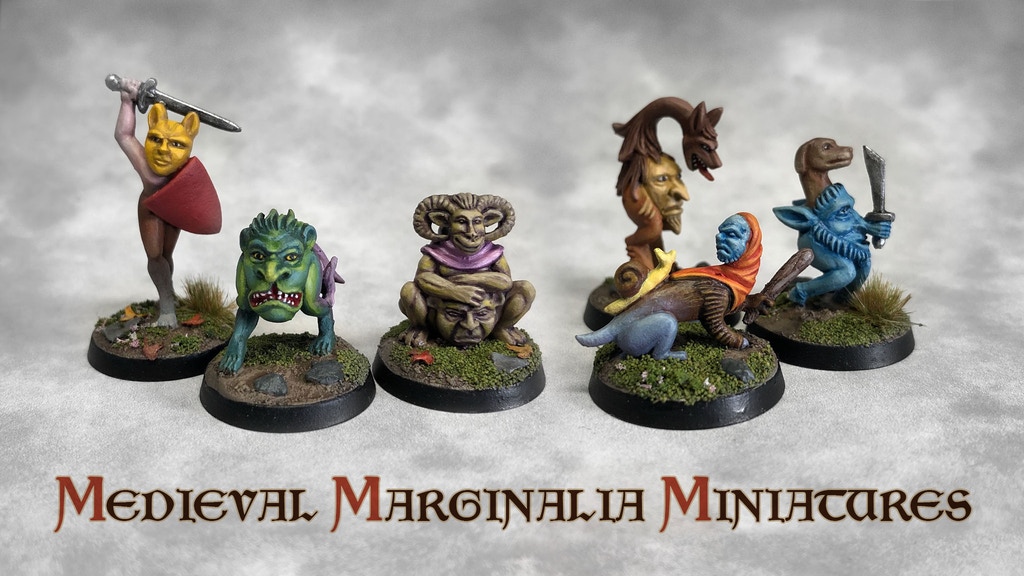 Tabletop Fix: Meridian Miniatures - Medieval Marginalia Miniatures ...