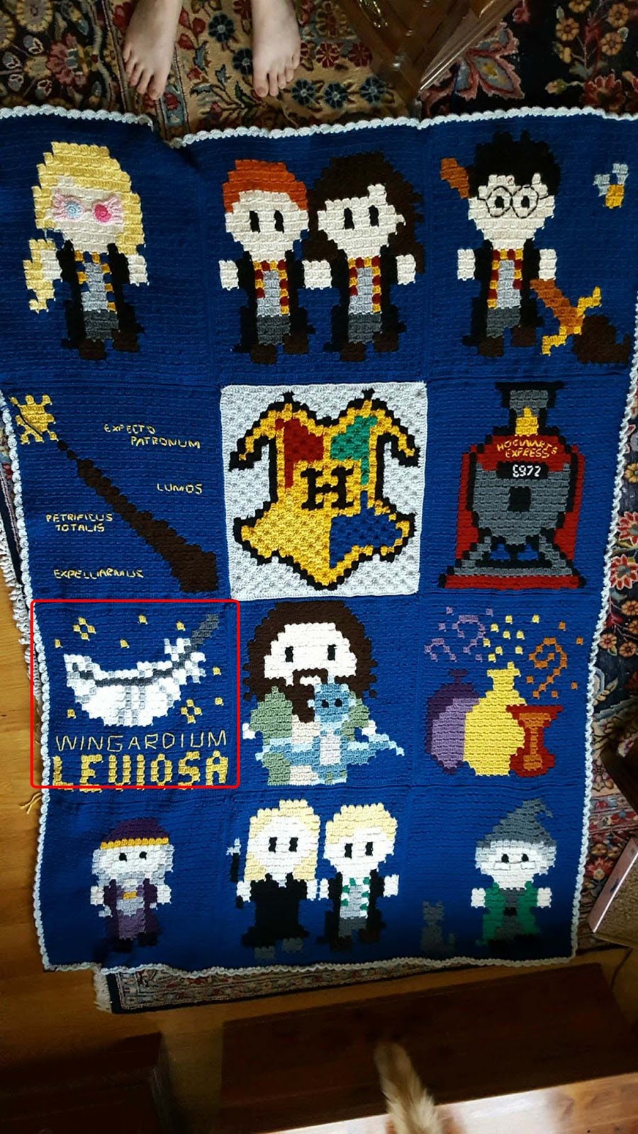 Ravenpuff & Magic Stuff: Harry Potter Crochet c2c squares