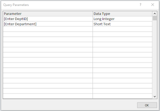 theDBguy's Access Blog: Create a Parameter Query to accept multiple values