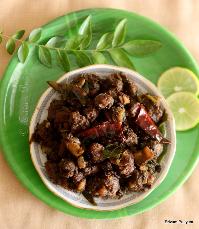 Erivum Puliyum: Beef Kurumulakittathu | Beef Ghee Pepper Roast ~ Step ...