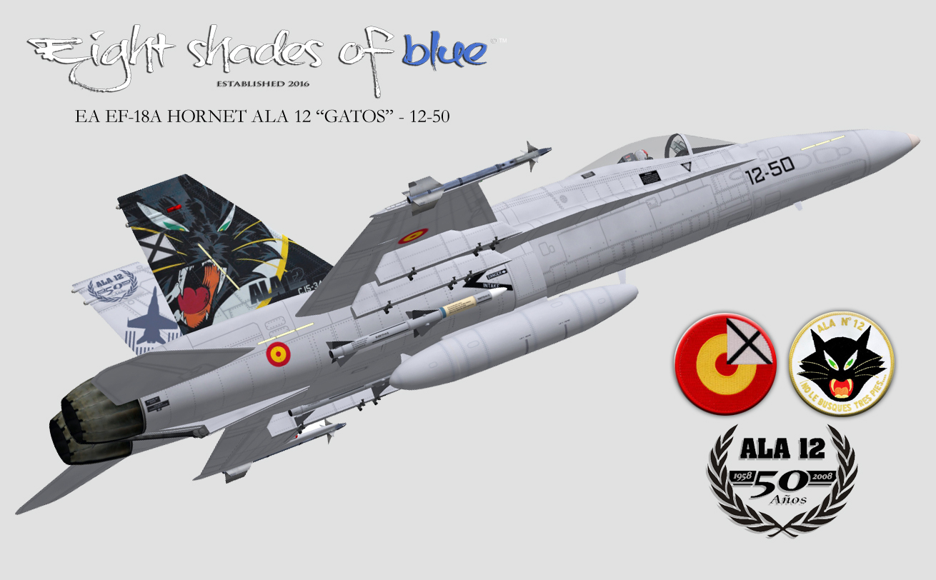 Eight Shades of Blue: Ejército del Aire Ala 12 EF-18A Hornet