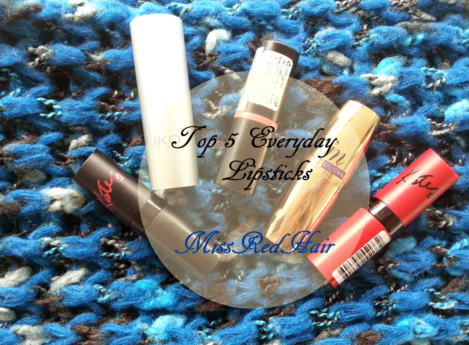 Top 5 Everyday Lipsticks Missredhair
