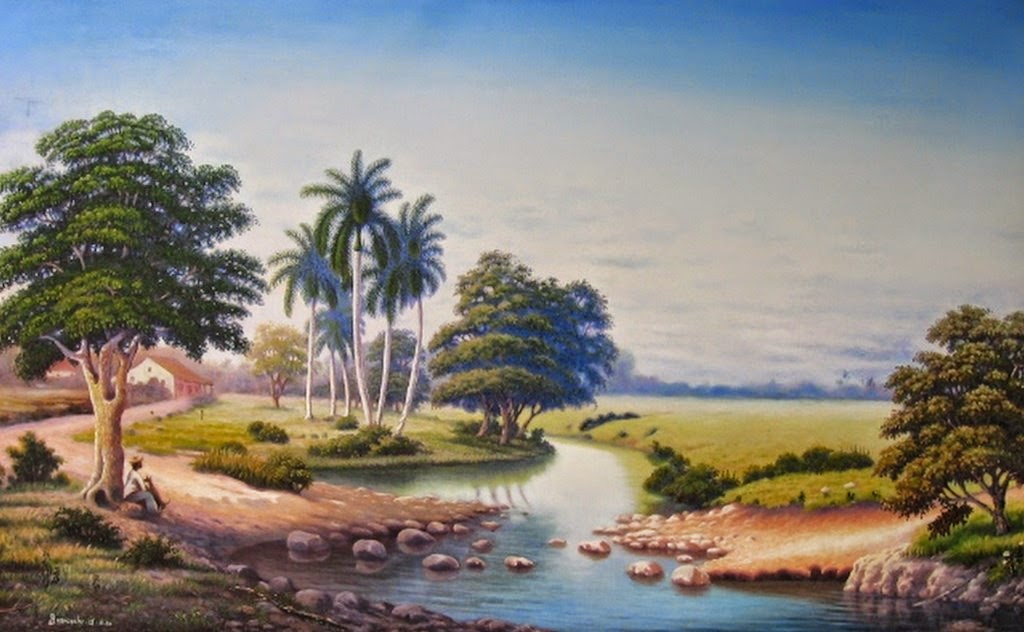 El arte es su máxima expresión : Pintura Cubana Paisajes de Roberto ...