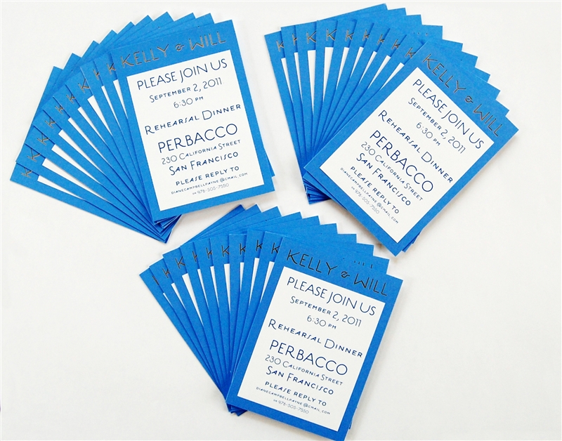 Capadia Designs: Rehearsal Dinner Invitations