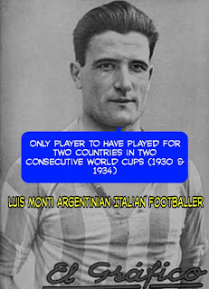 Luis Monti - Only Player to have had played two consecutive football ...