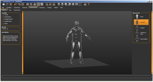 Game Development Guide: Animation Ready Rigged Human model using ...