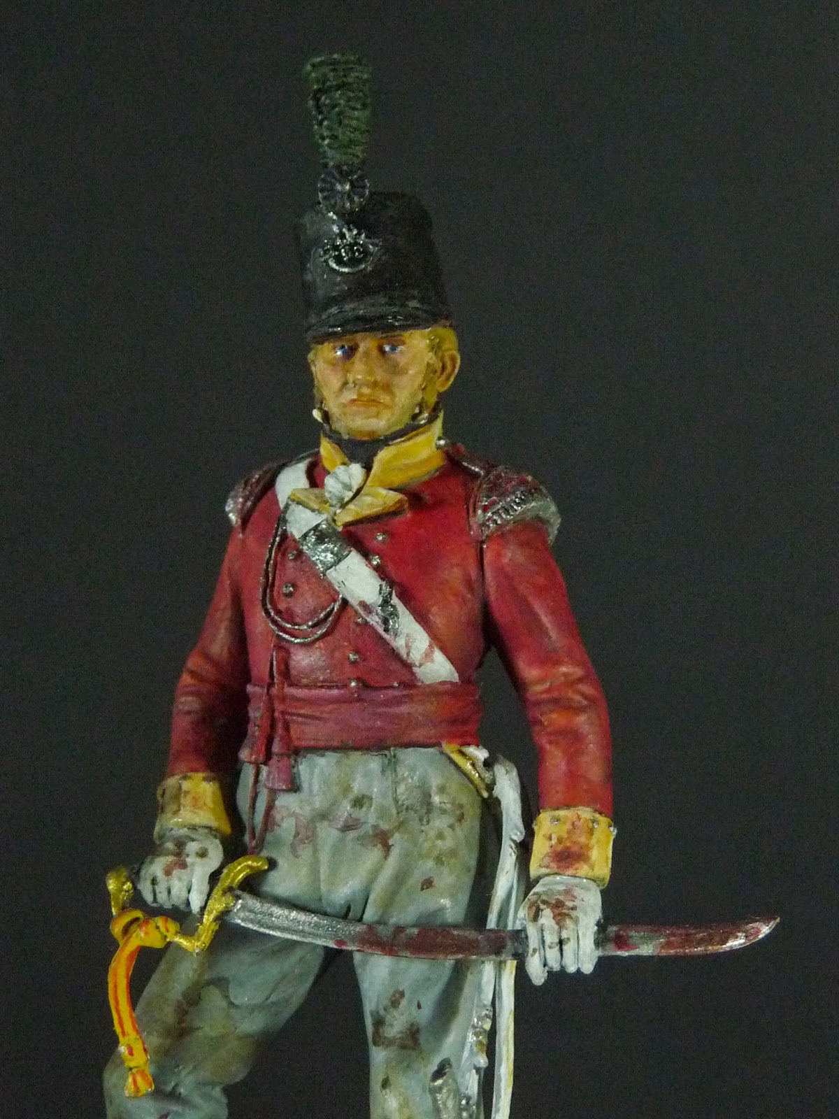 KPG Models: Revisando a un oficial inglés en Waterloo (1815)