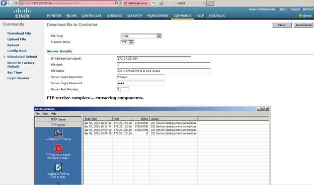 My Network Lab Cisco Wlc Software Upgrade