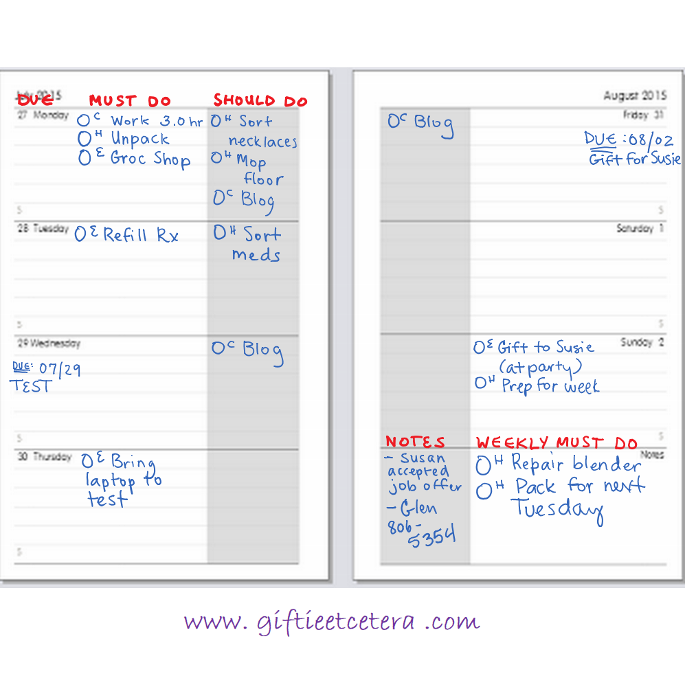 4 Types Of Planners How They Use A Weekly Spread Giftie Etcetera 4 4 Types Of Planners How They Use A Weekly Spread Giftie Etcetera 4