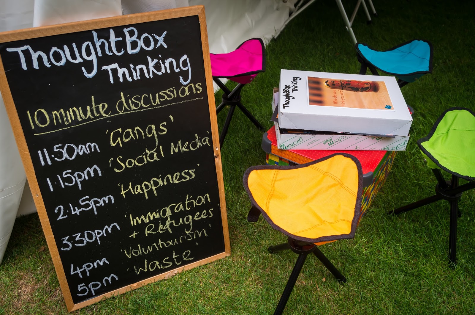 Big Thinks!: ThoughtBox Thinking at The Festival of Education!