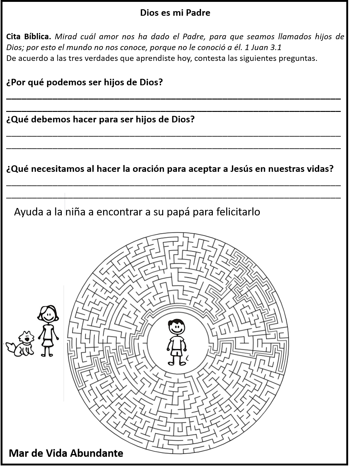 Dios es mi Padre - Mar de Vida Abundante