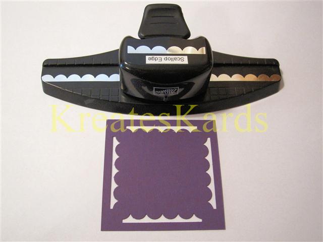 Kreateskards Look What You Can Create Using Stampin Up Border Paper