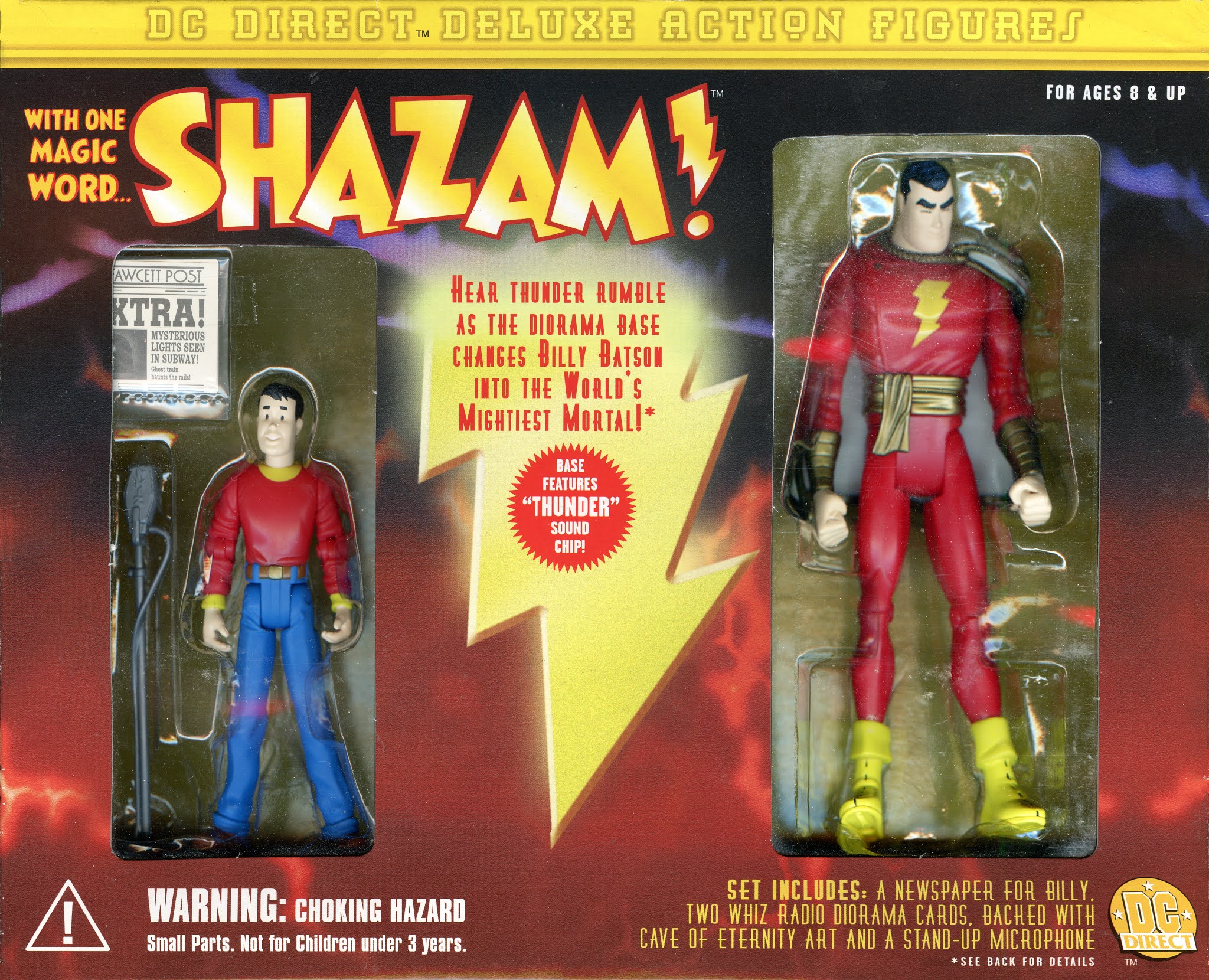 DC Direct Deluxe Action Figures - SHAZAM! - Deluxe Action Figure Set (2000)
