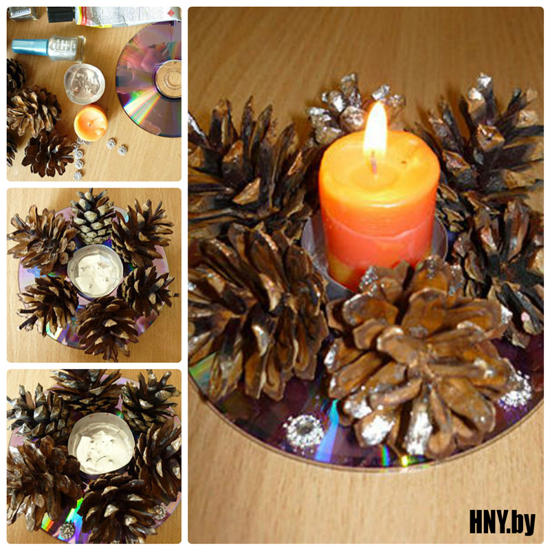 15 Hermosos adornos navideños realizados con cds reciclados ...