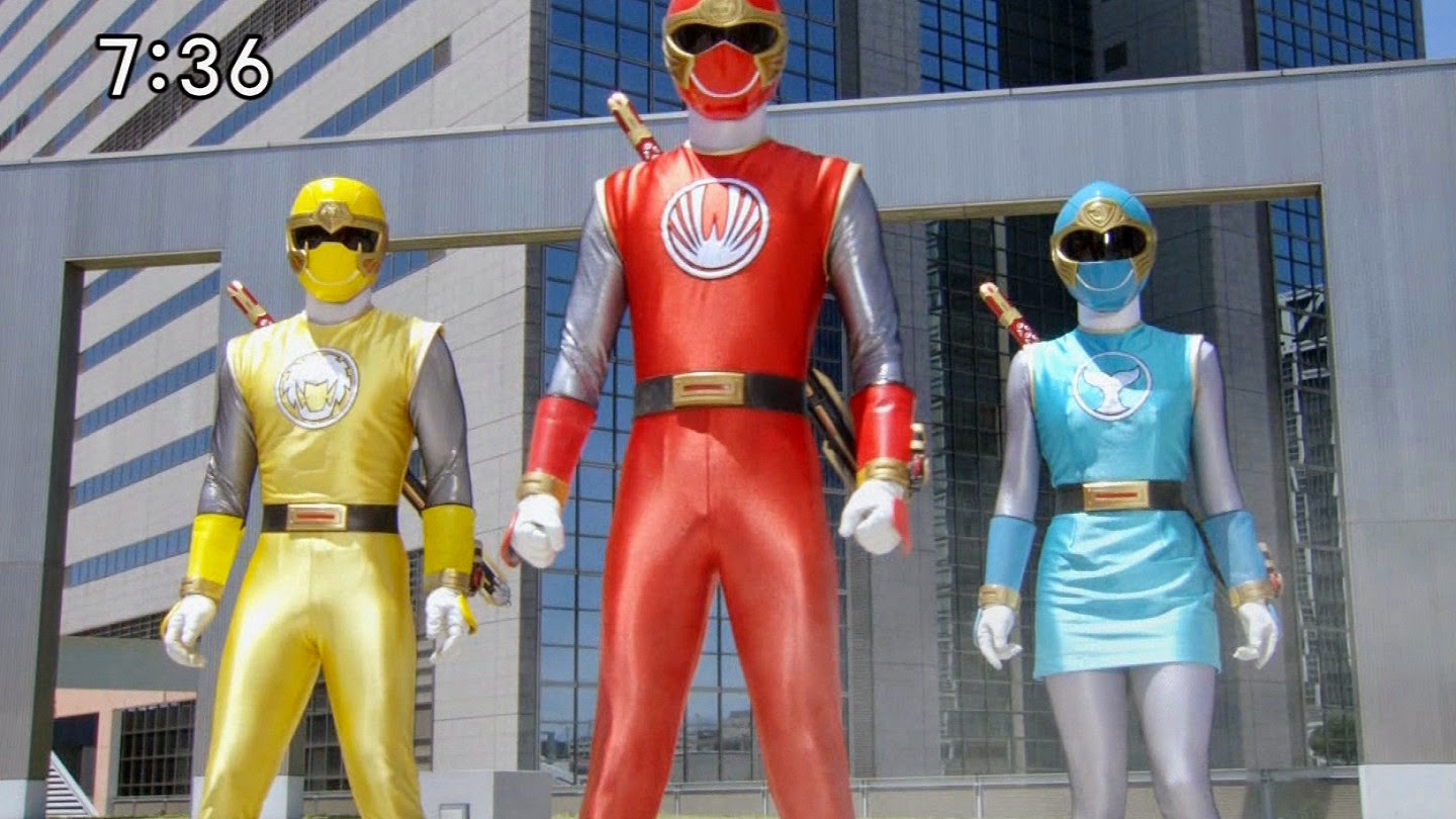 Super Sentai Starting Line-ups # 19: Trio-Tag Team B