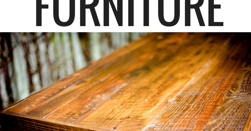 How to make wood furniture look rustic ~ DIY woodworking project
