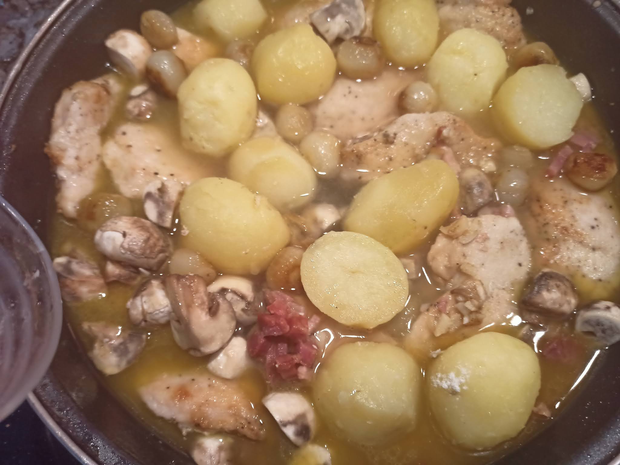 Pechugas de pollo (o pavo) a la Buena Mujer