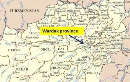 Wardak Province Afghanistan Map