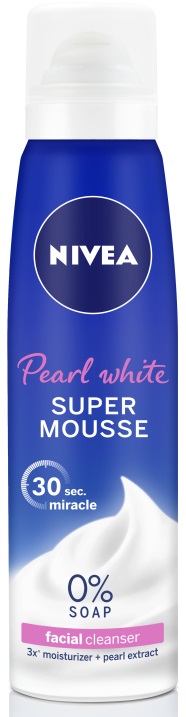 NIVEA Pearl White Super Mousse Facial Cleanser | Fashion Blog by ...