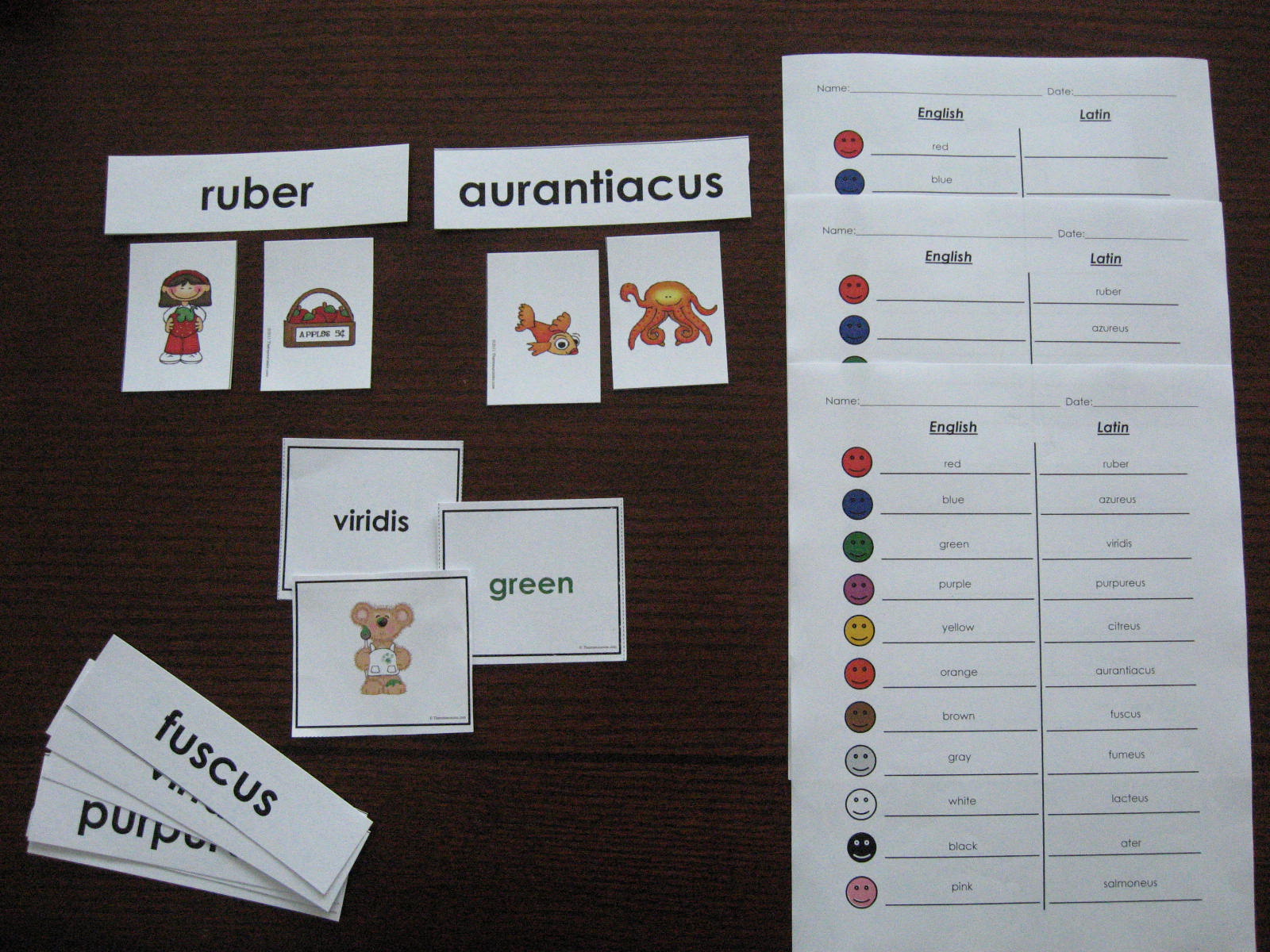 That Resource Site: Learn Your Colours in Latin with Reading, Fun and ...