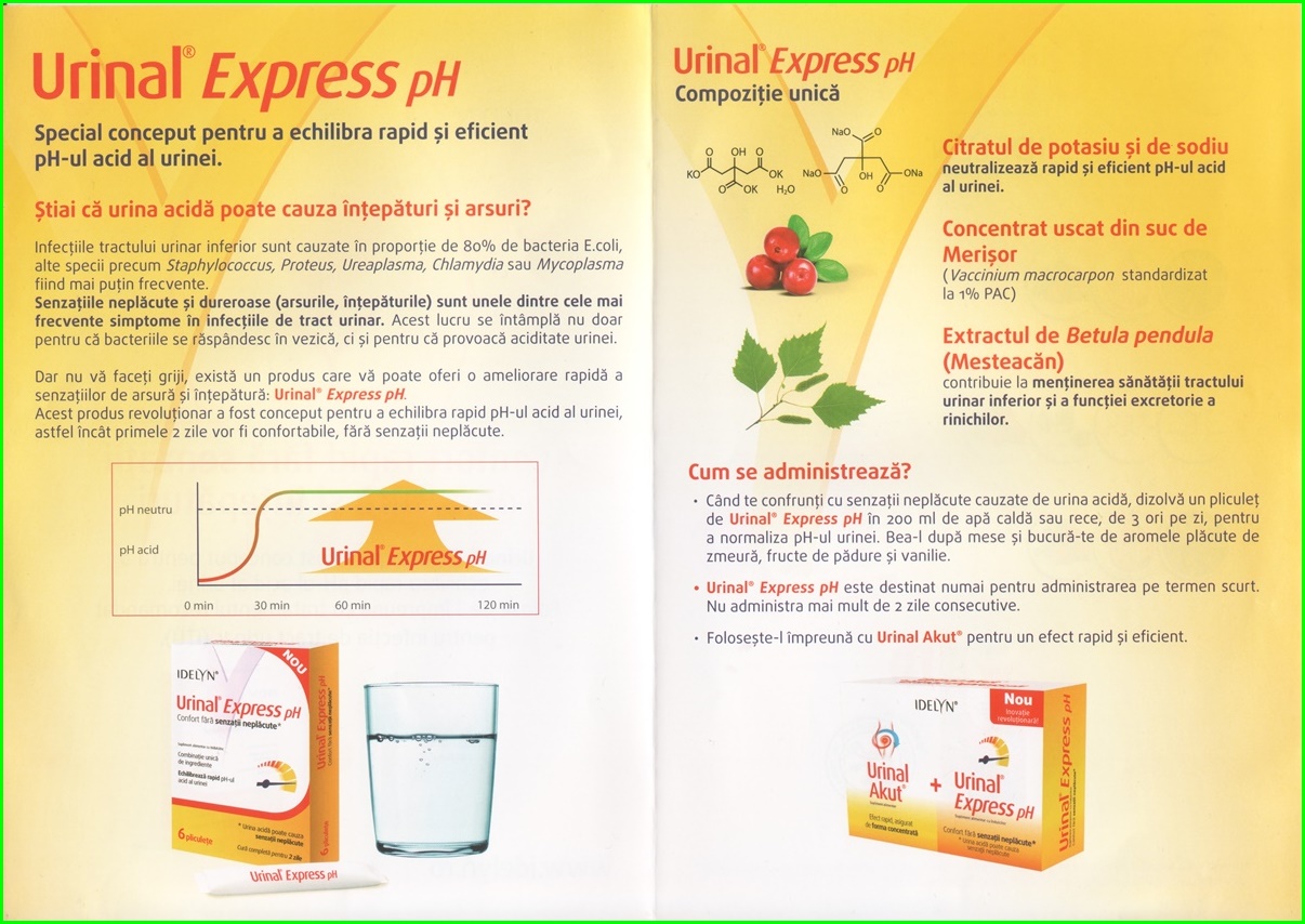 Să fim sănătoși!: Urinal Express pH