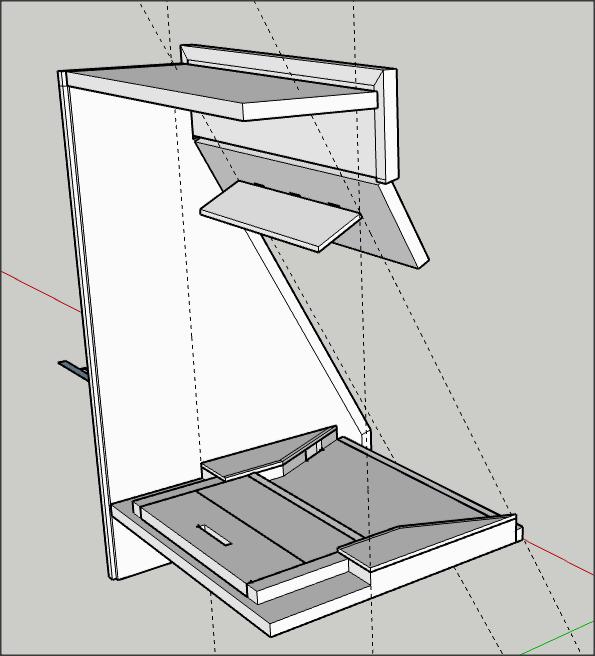 Randy's Coin Pusher Build: SketchUp Drawings - 02