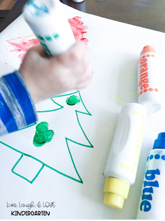 The first one I drew trees in different colors.