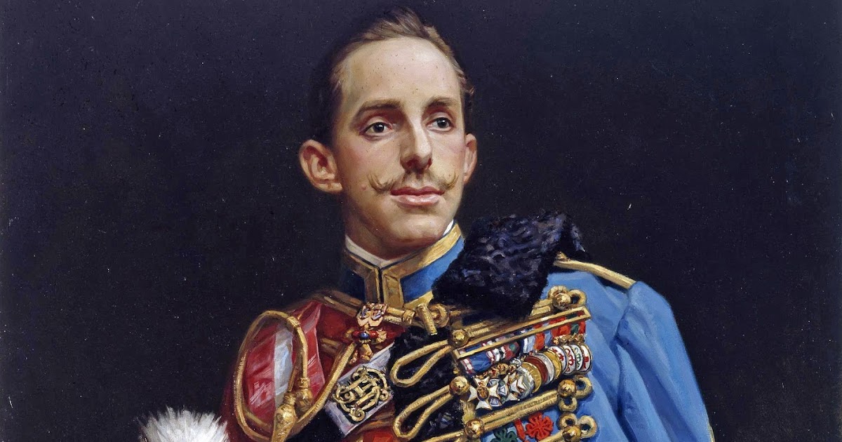 ALFONSO XIII RETRATADO: Román Navarro García de Vinuesa