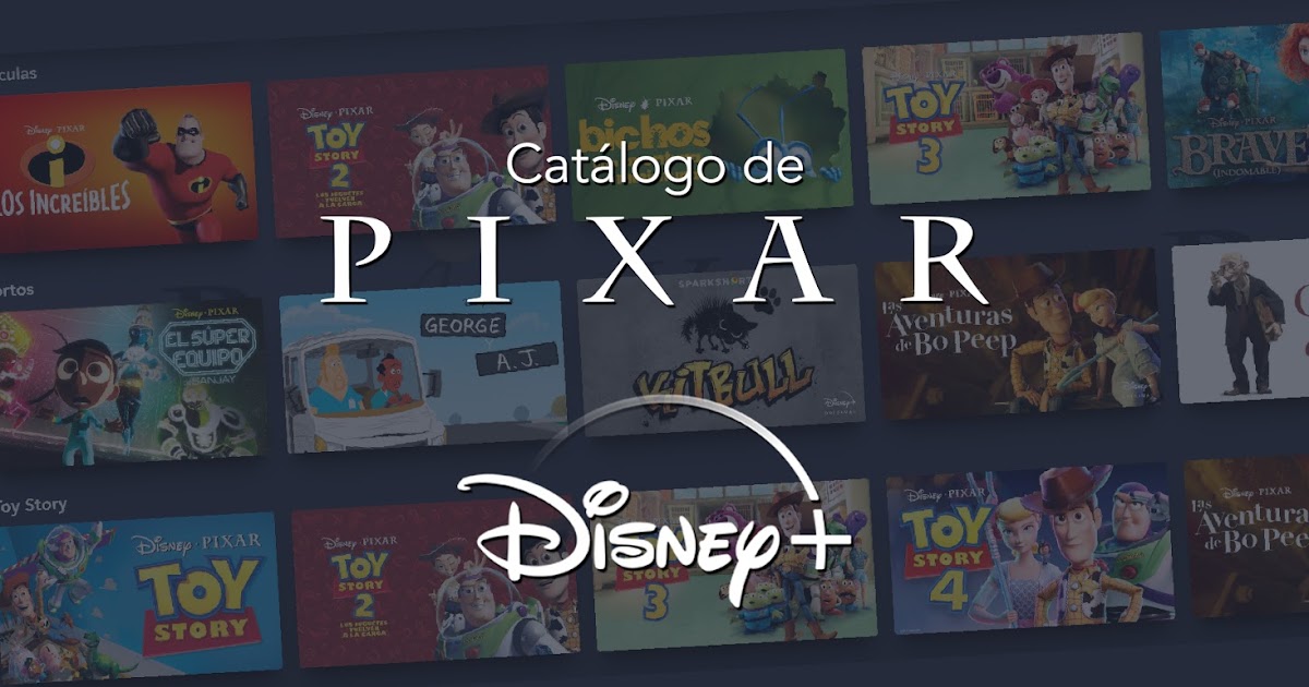 El catálogo de Pixar que tenemos en Disney+ España - Portal Disney