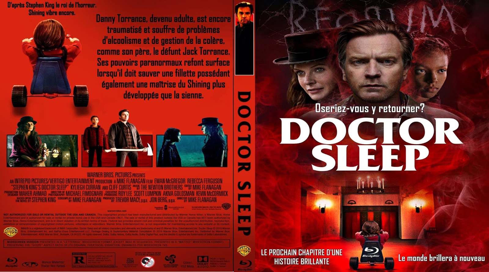 BLU-RAY JAQUETTES BLU-RAY: Doctor sleep