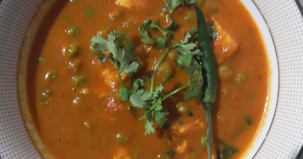 Paneer mutter(Green peas) masala