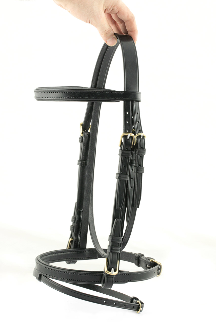 Sketches from the Saddlery - Leather items made in Italy: Black bridle ...