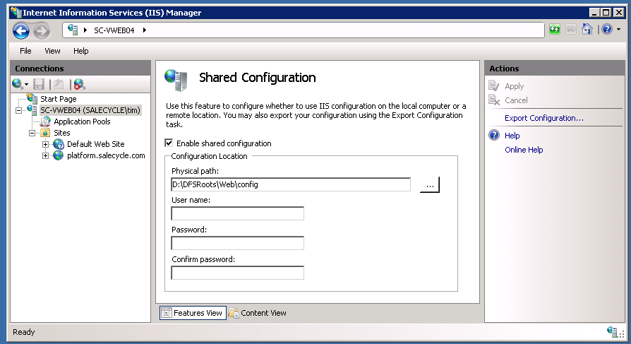 Data, data everywhere...: URL Rewrite module in IIS 7 with shared config