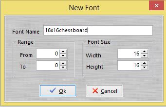 Programming OLED Display tutorials: Tutorial-2: Using GLCD Font Creator ...